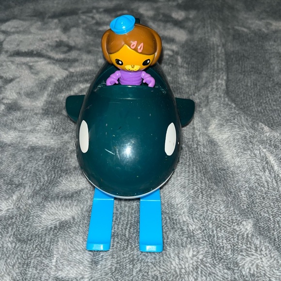 Mattel | Toys | Octonauts Gupo Orca Whale 23 Vehicle Sled Black White ...